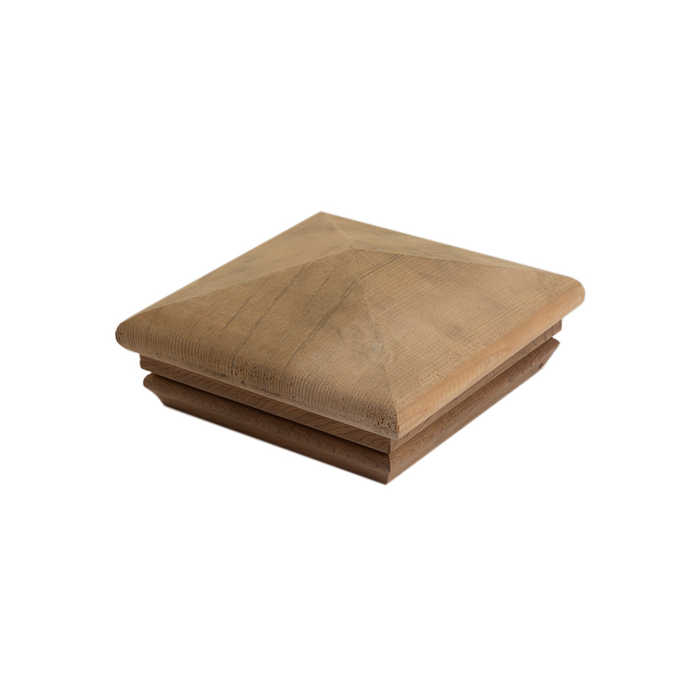Deckorators Hatteras Pyramid Cedar Wood Post Cap