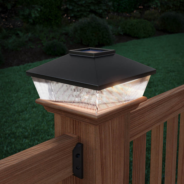 Illuminate Your Outdoor Space with Solar Post Caps | Deckorators