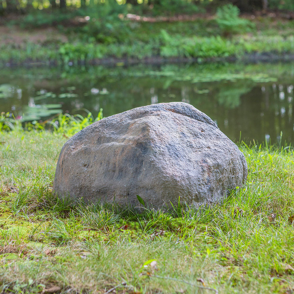 Extra-Large Decorative Fiberglass Rock for Concealing Outdoor Fixtures ...