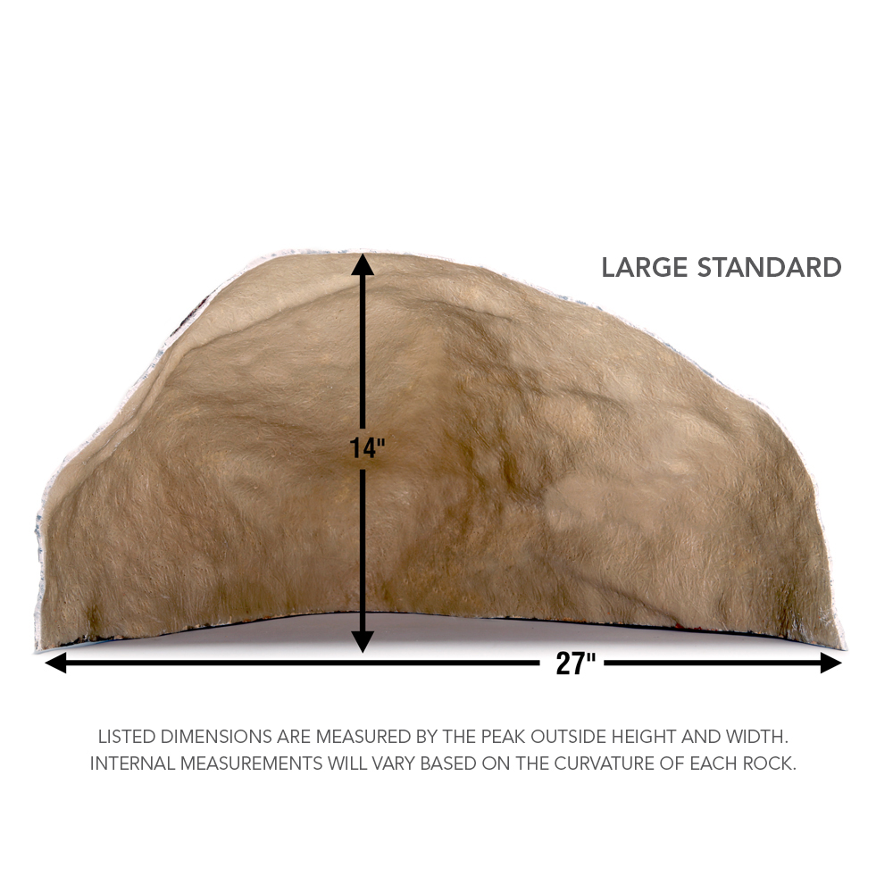 Large Decorative Fiberglass Rock for Concealing Outdoor Fixtures ...