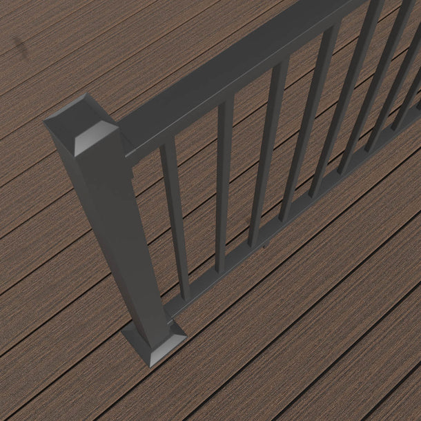 Deckorators® Pre-Assembled Contemporary Aluminum Deck Railing Kit