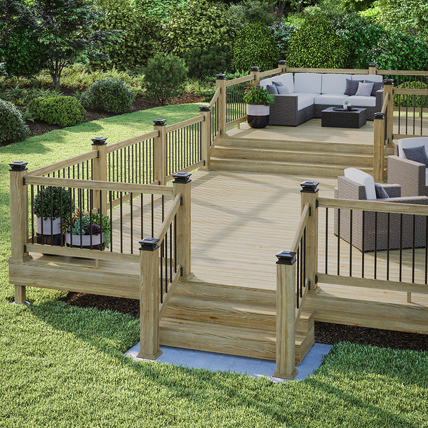 Omni Solar Post Cap - Deck Post or Porch Lighting | Deckorators