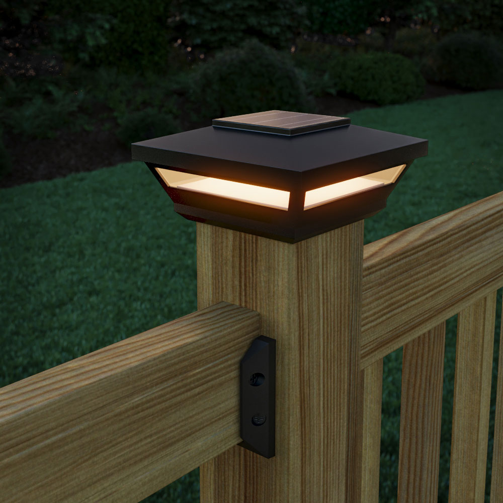 Omni Solar Post Cap - Deck Post or Porch Lighting | Deckorators