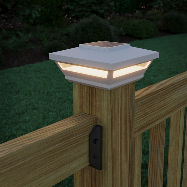 Omni Solar Post Cap - Deck Post or Porch Lighting | Deckorators
