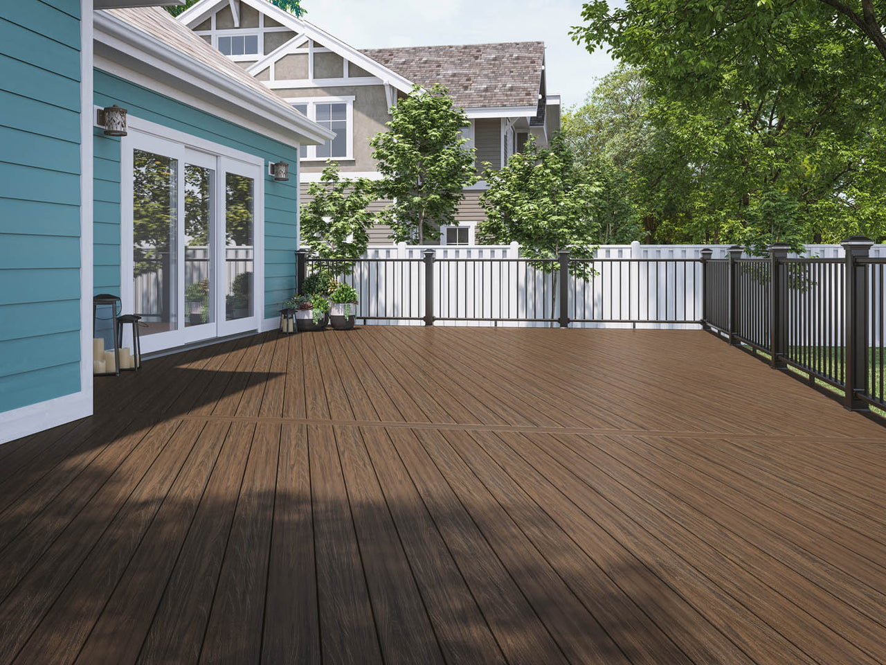 Deckorators® Pre-Assembled Contemporary Aluminum Deck Railing Kit